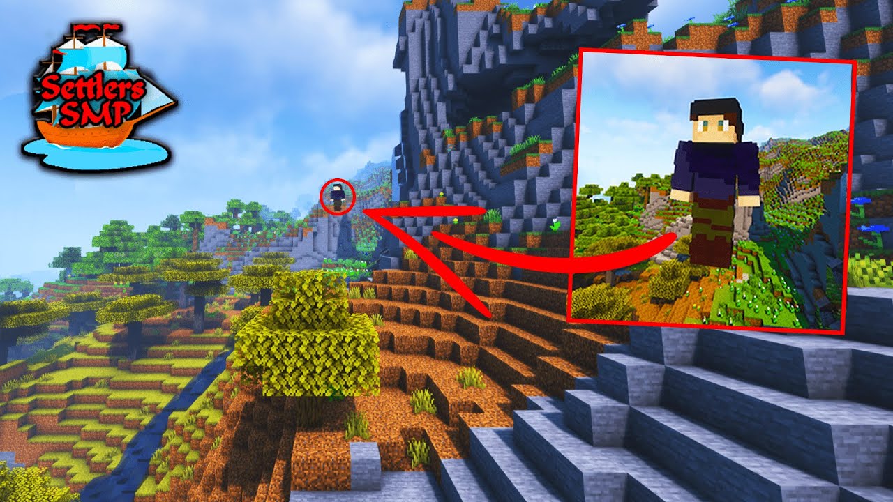Minecraft but, I'm a FALLEN ANGEL - Settlers SMP EP 1 - YouTube