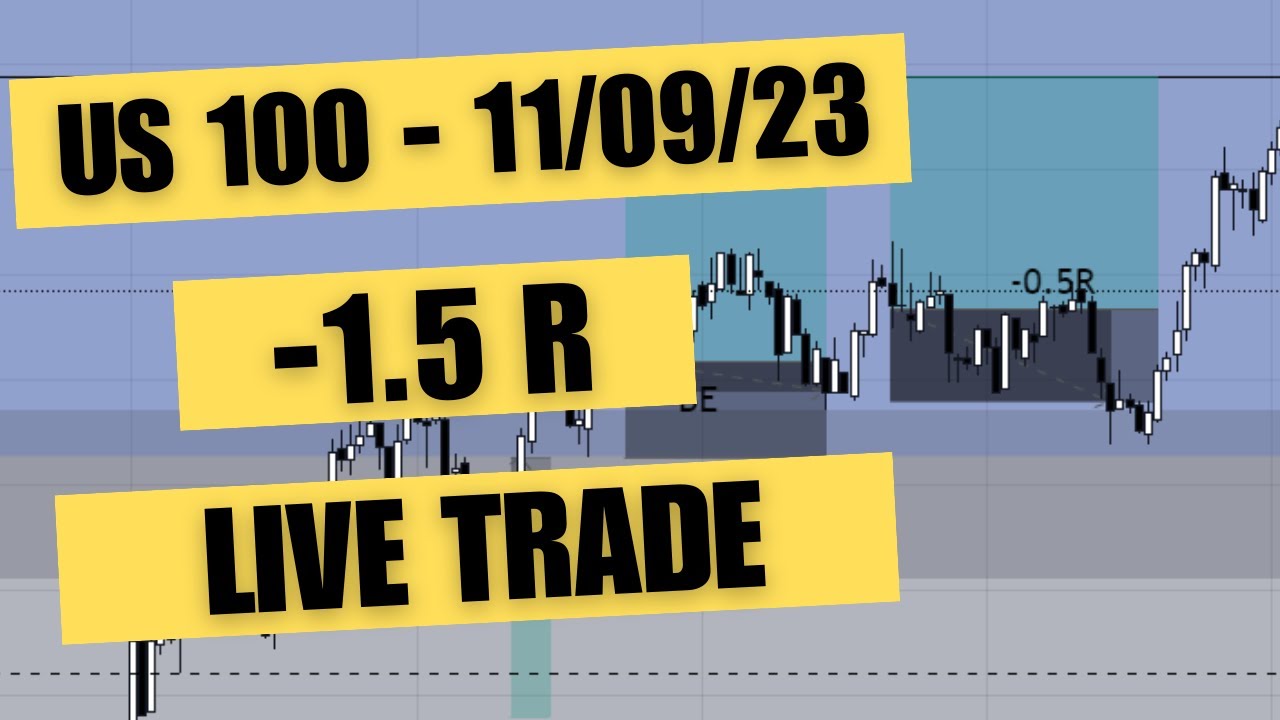 US100 - Analysis and Trade - Sept. 11 2023 P.M. Session - ICT Silver Bullet - YouTube