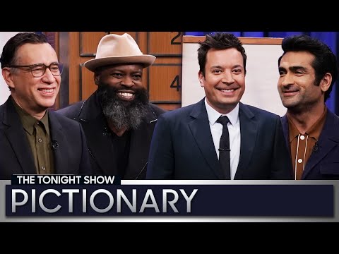 Pictionary with Kumail Nanjiani and Fred Armisen | The Tonight Show Starring Jimmy Fallon