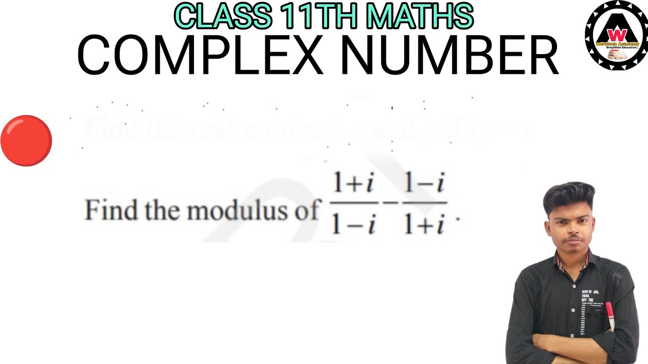 Find the modulus of 1+i/1-i-1-i/1+i|| Worldeez Academy - YouTube