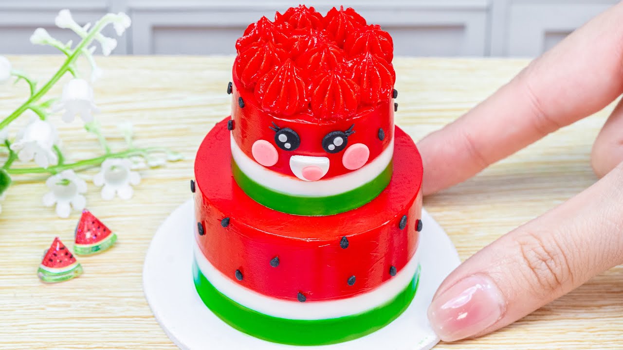 Rainbow Cake Recipes💘 Tiny Cake Decorating Hacks With Unexpected Ingredients - YouTube