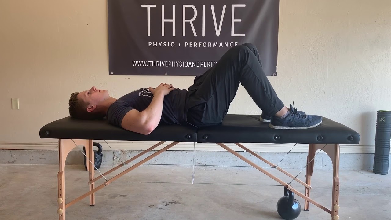 Supine Knee Rocks - YouTube