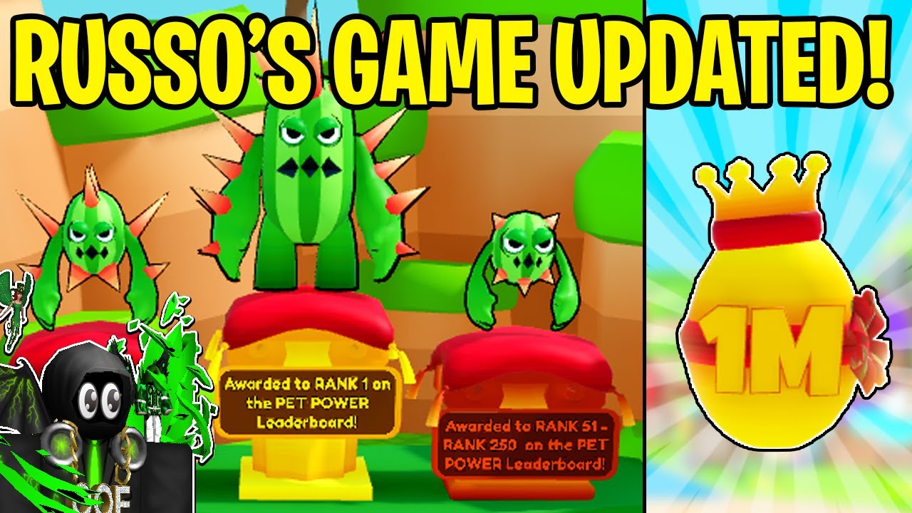 😍 Russo's 1st Update In TAPPER SIMULATOR! 😍 Roblox - YouTube