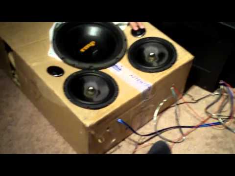 Ghetto rigged sound system update - YouTube