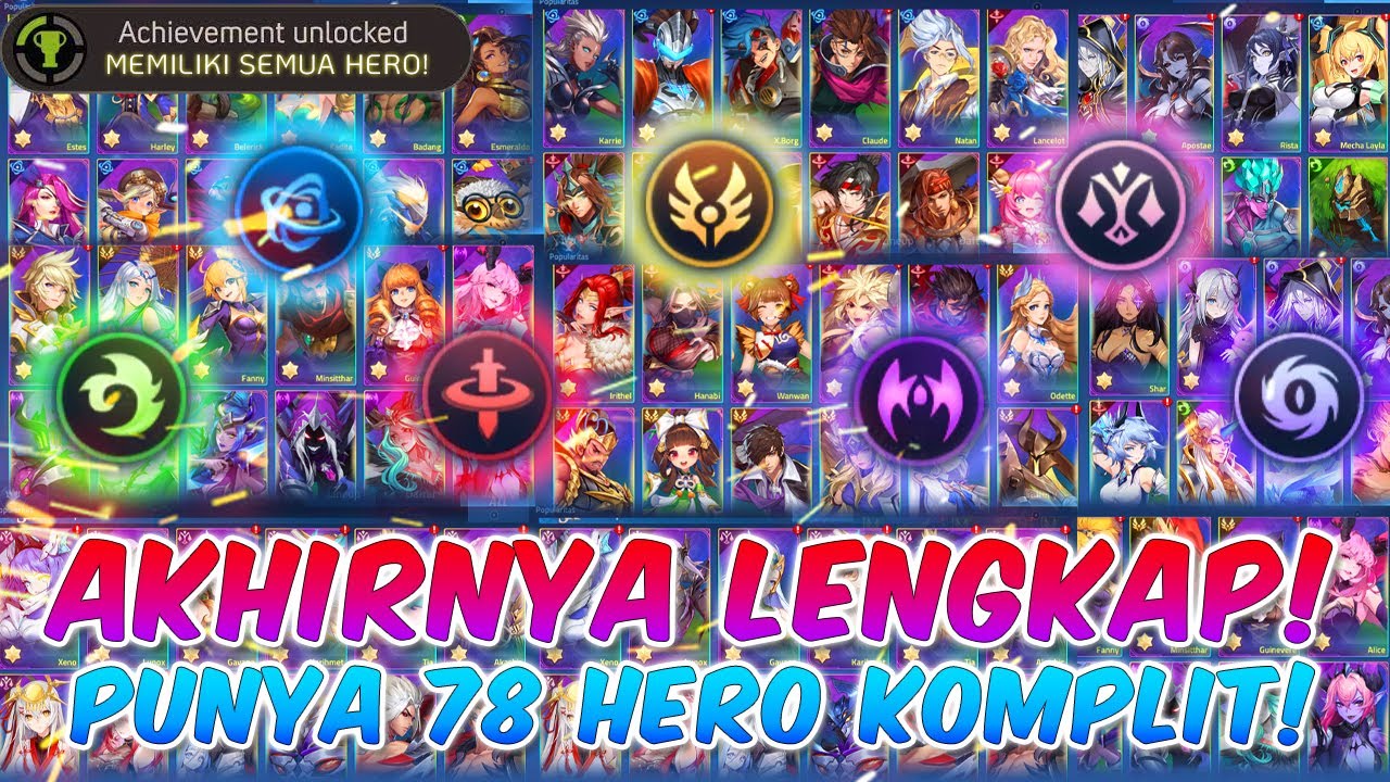 😍 AKHIRNYA LENGKAP! UDAH PUNYA SEMUA HERO DI MOBILE LEGENDS ADVENTURE ...