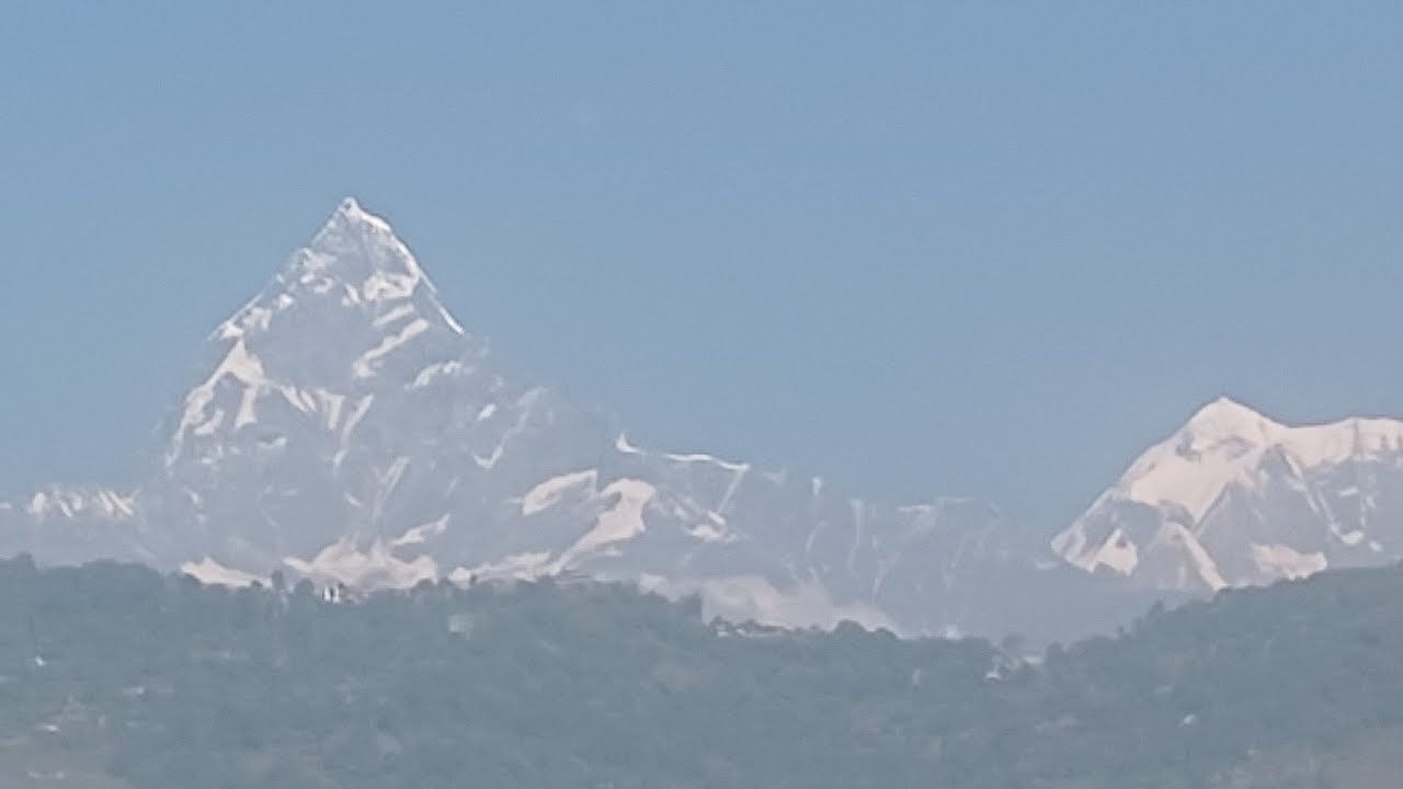 #short video Pokhara views Tal brahe tempal,Fewa pond and Machha puchre ...