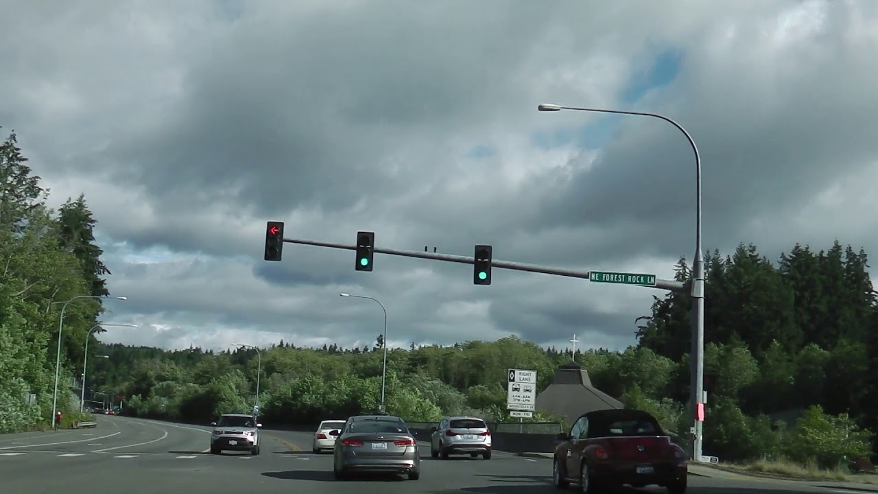 2018 07 07 06 State Route 305 to State Route 3, Washington - YouTube