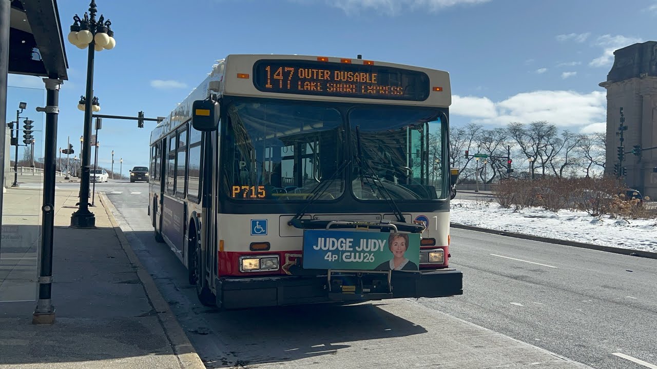 CTA Bus 147 Outer Dusable Lake Shore Express From Plaza To Berwyn CTA ...
