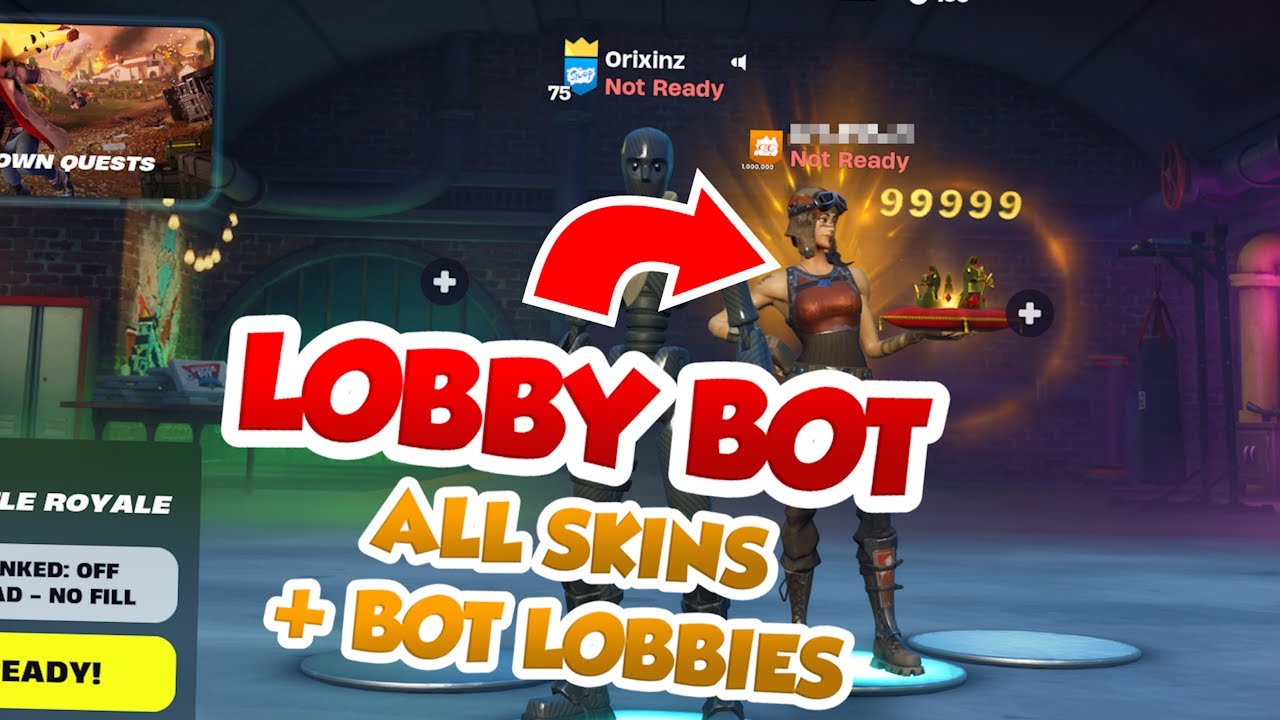 How to get BOT LOBBIES, OG & UNRELEASED skins in Fortnite CHAPTER 6 ...
