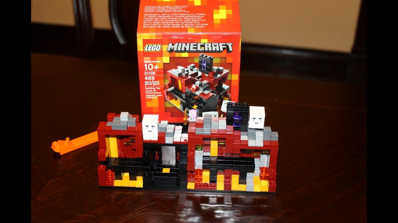 The Nether - LEGO Minecraft Set 21106 - Unboxing and Time-Lapse Part 2 ...