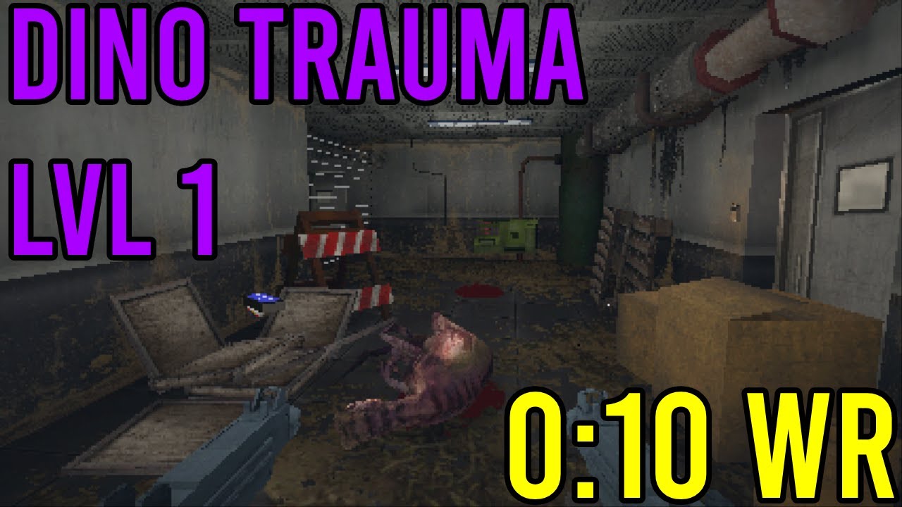 Dino Trauma - Level 1 Speedrun Former WR in 0:10 (Any%) - YouTube