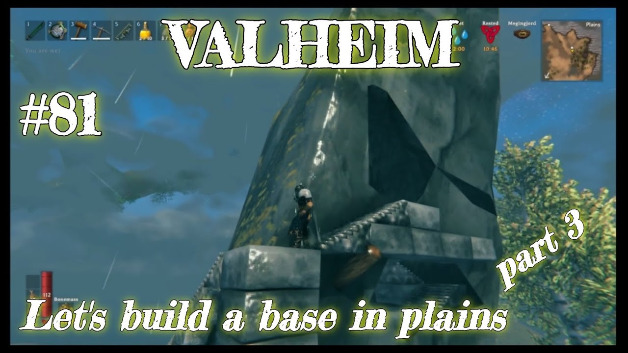 Valheim, #81, Let's build a base in plains, part 3, relaxing gameplay ...