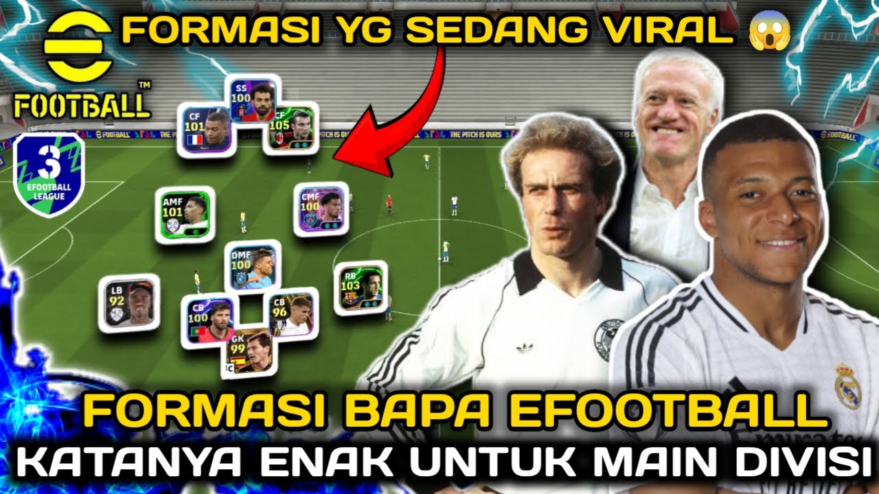 MELAWAN FORMASI VIRAL 4213. FORMASI BAPA EFOOTBALL - eFootball 2025 ...