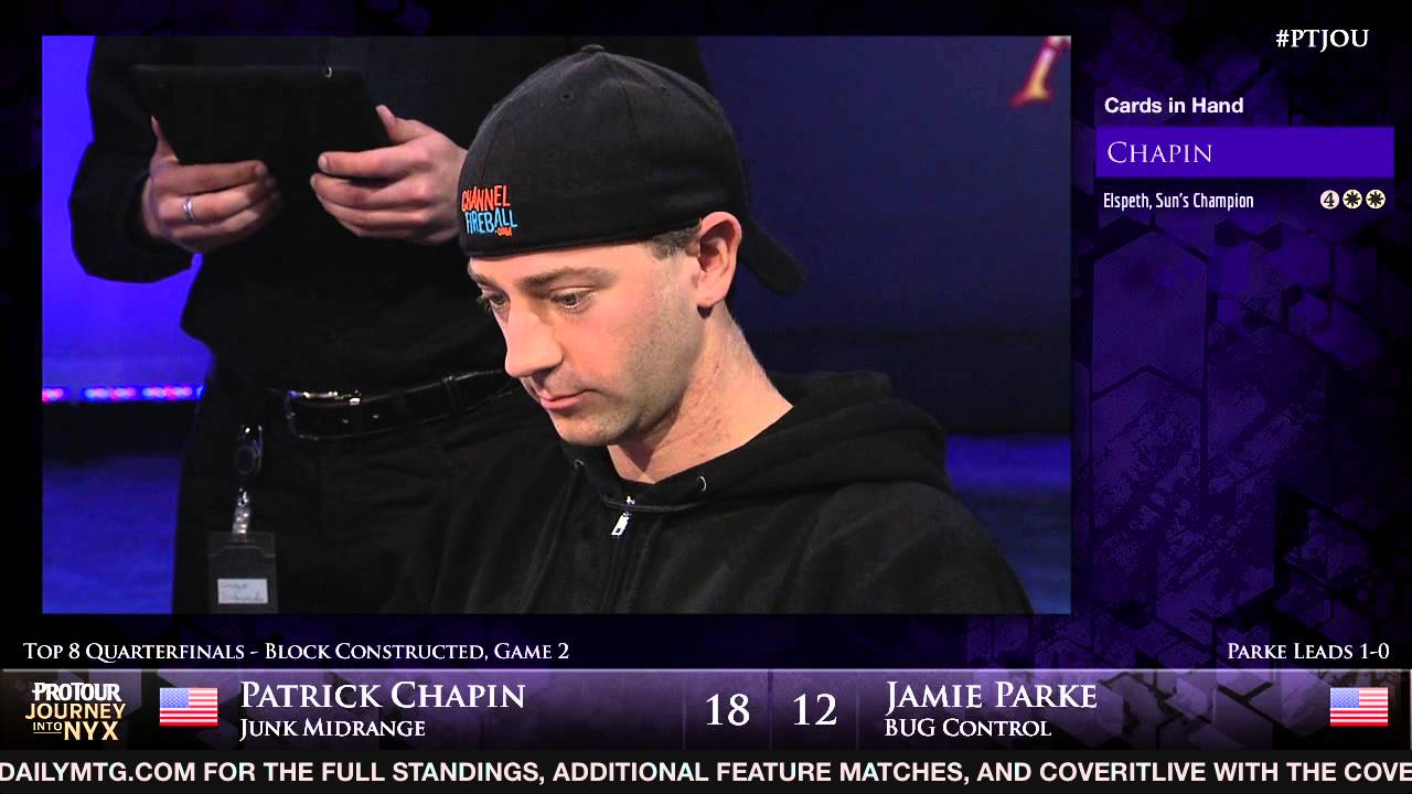 Pro Tour Journey into Nyx - Quarterfinal - Patrick Chapin vs. Jamie ...