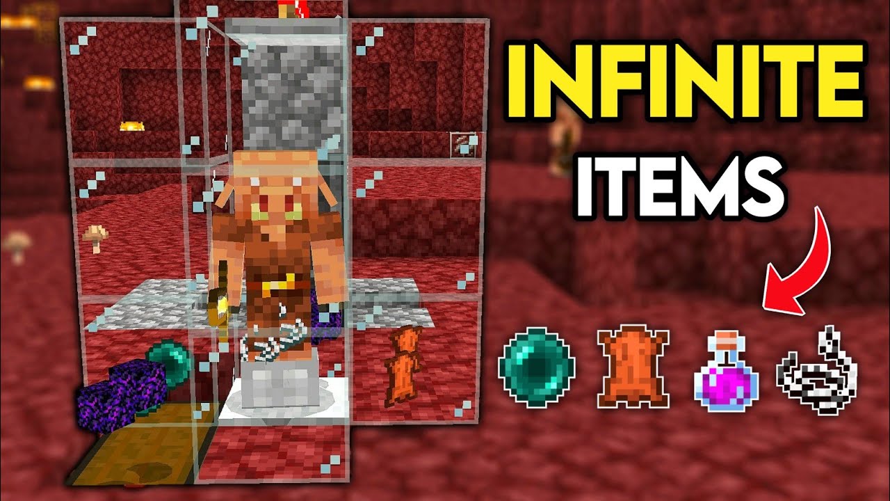 NEW NETHER GLITCH 1.20 ! (OP ITEMS) - Minecraft Bedrock & Pocket ...
