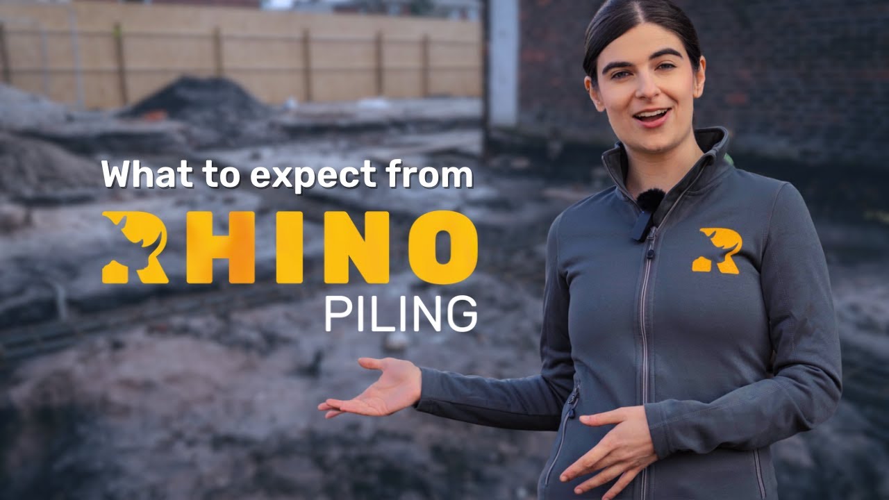 What to Expect From Rhino Piling // Our Piling Process - YouTube
