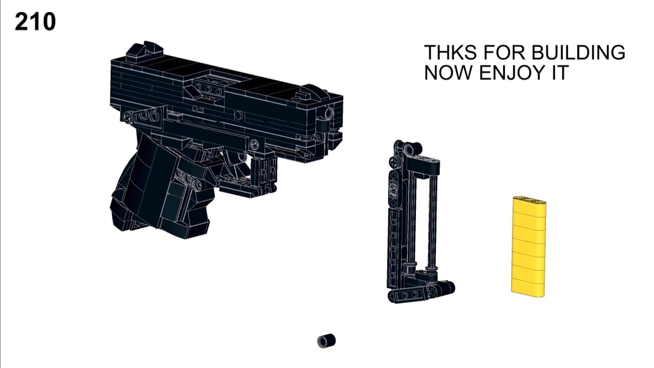 lego glock 26 instructions - YouTube