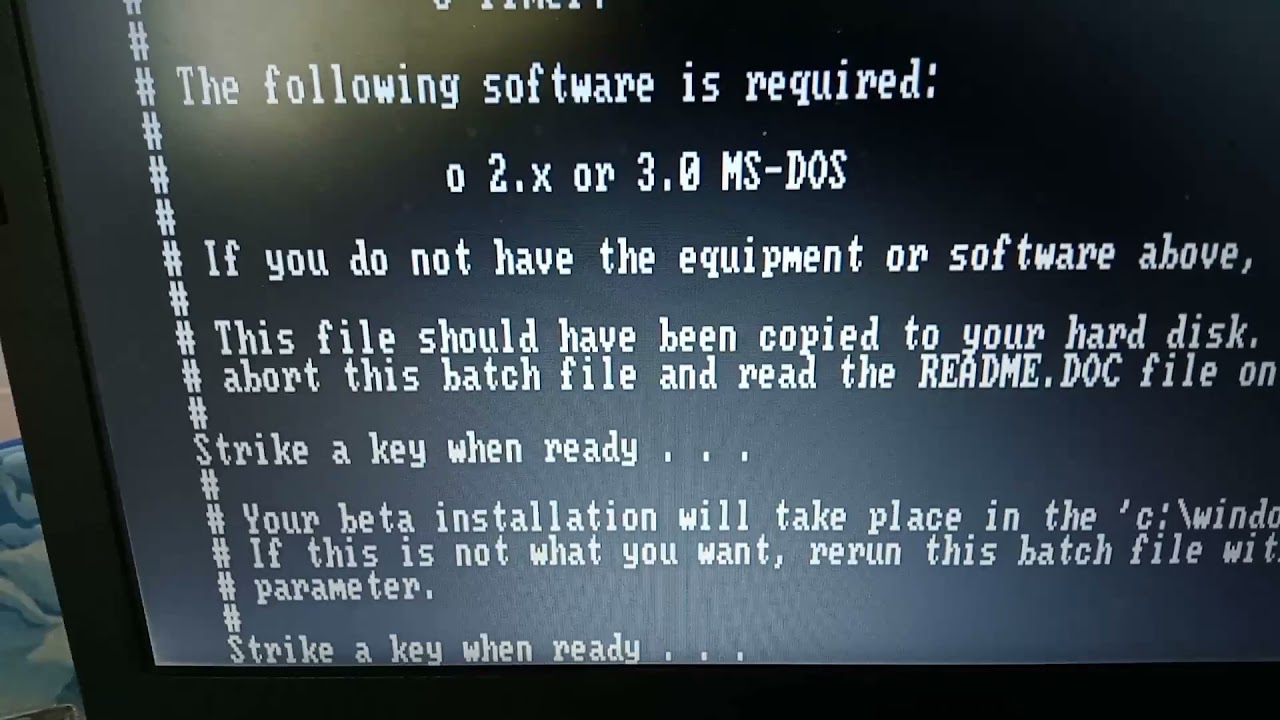 Install Windows 1.0 Development Release 5 - YouTube