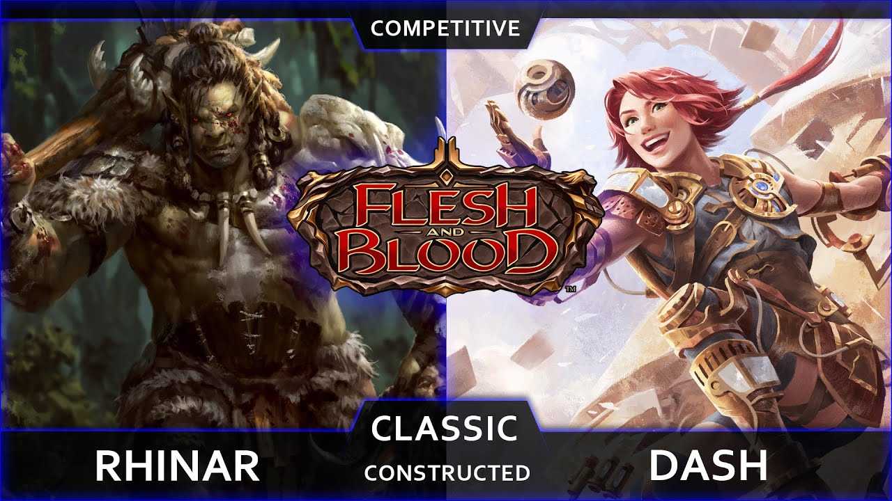 Reckless death! Rhinar vs Dash. Competitive decks - Flesh and Blood TCG ...