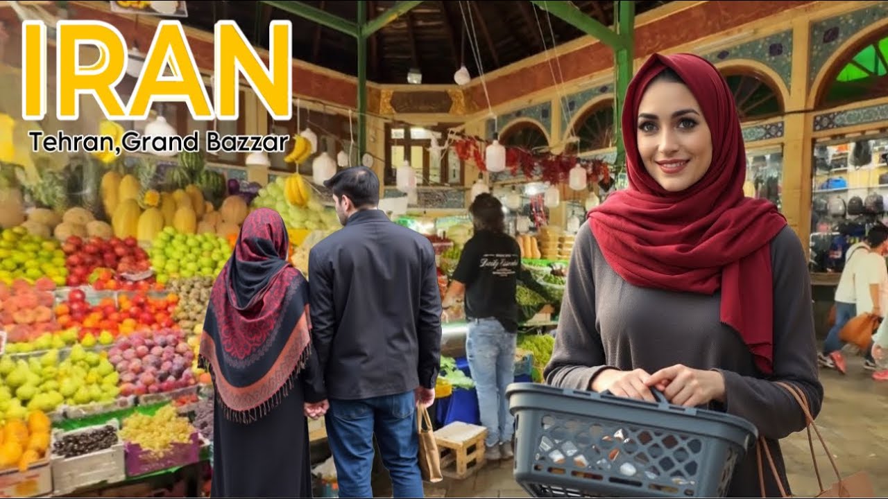 What is IRAN Like Today?!🇮🇷 A Stunning Walking Tour of Tajrish Bazaar ...