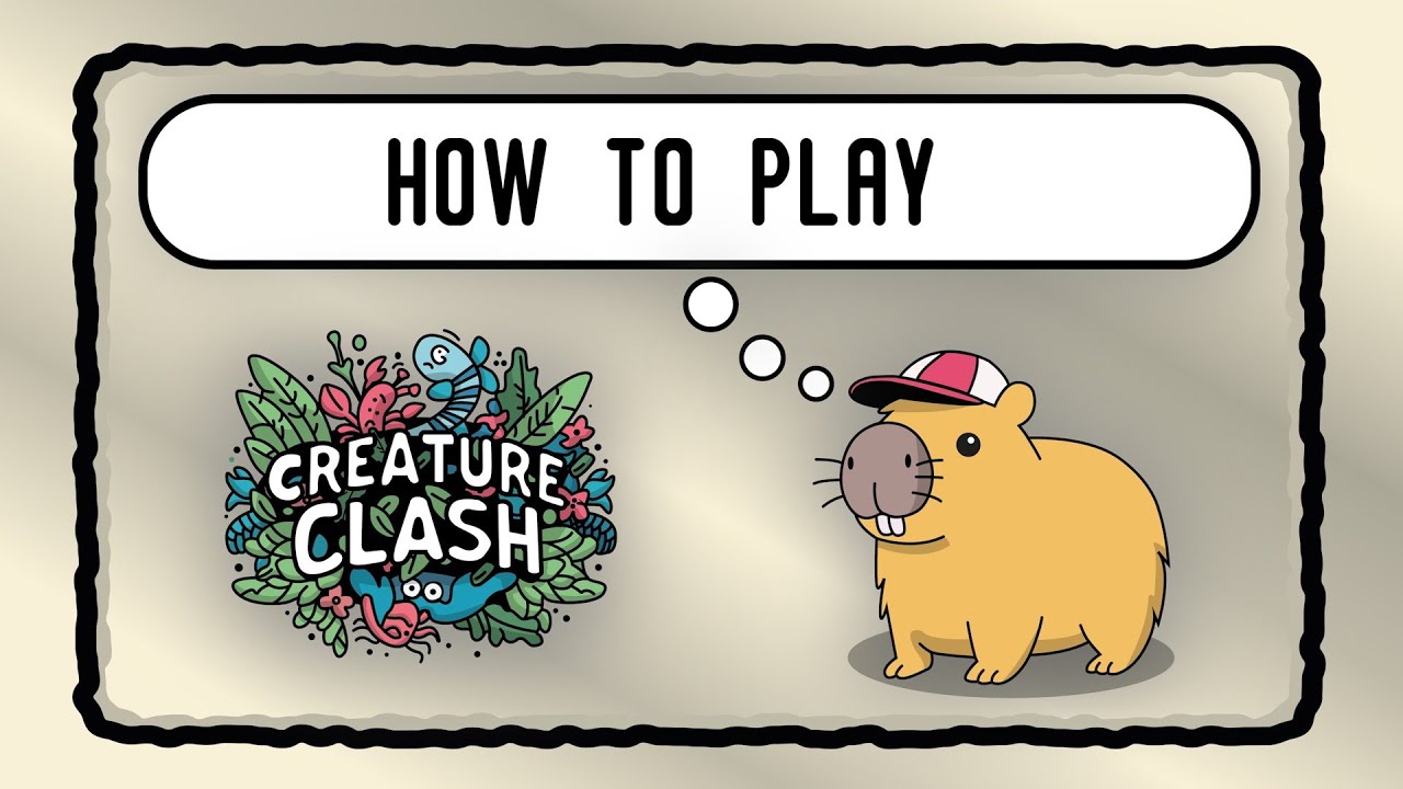 English Game Rules Creature Clash - YouTube