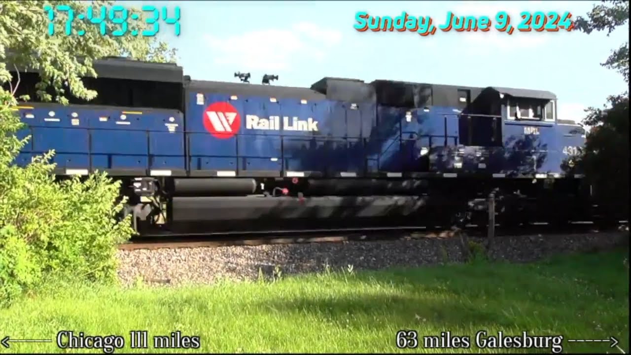 6/9/24 BNSF Mendota Sub Trains w/ RS3L Multiple Times, MRL ACe, Phase ...