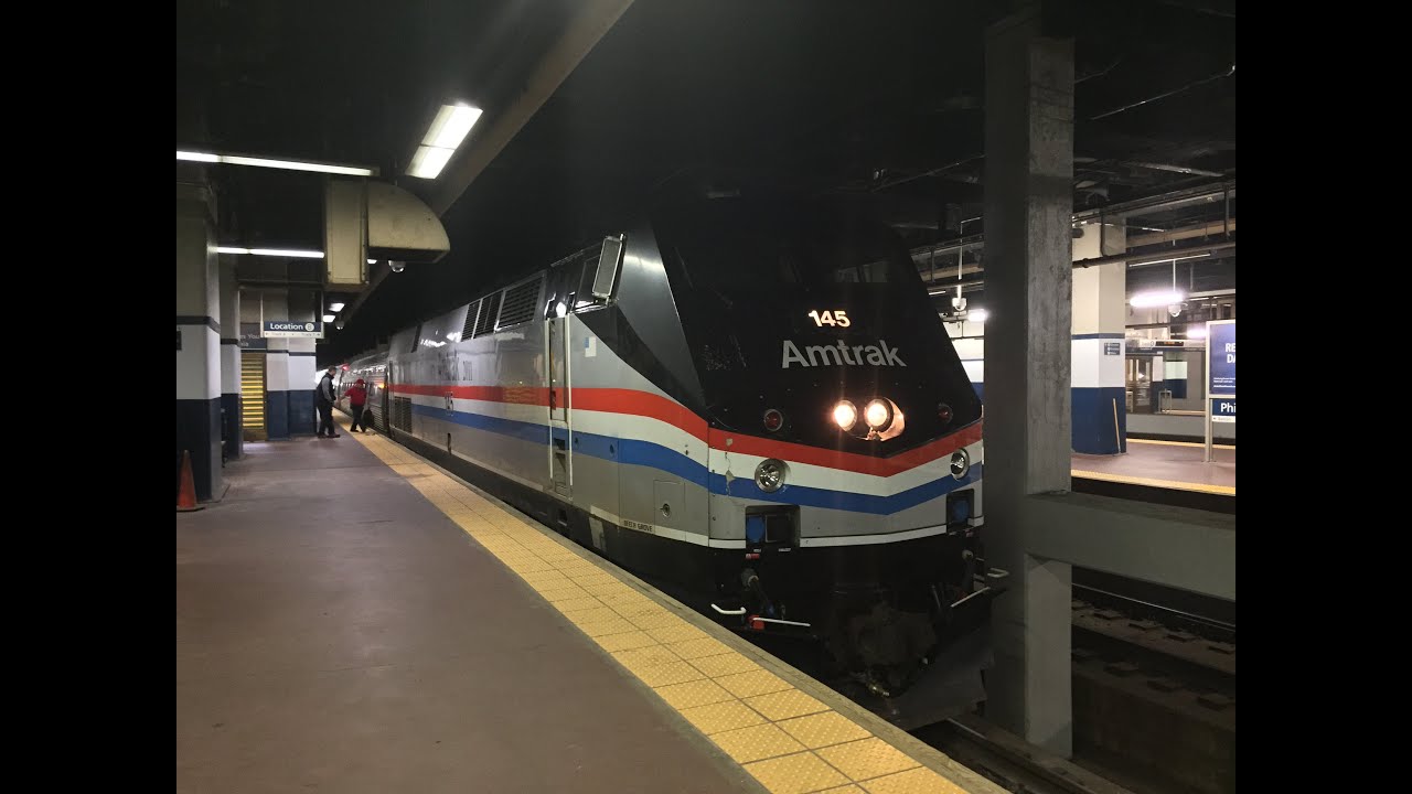 Amtrak HD 60fps: Pennsylvanian Train 42 Engine Swap @ 30th Street ...