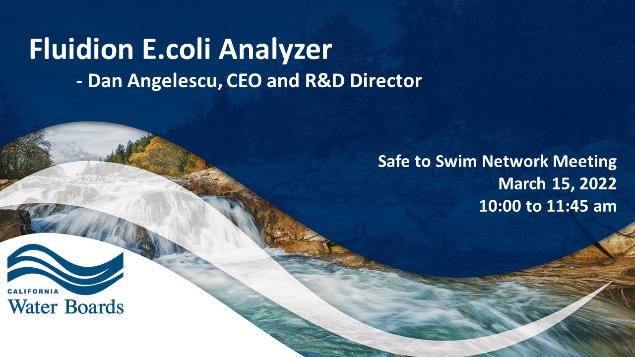 Fluidion E.coli Analyzer - YouTube