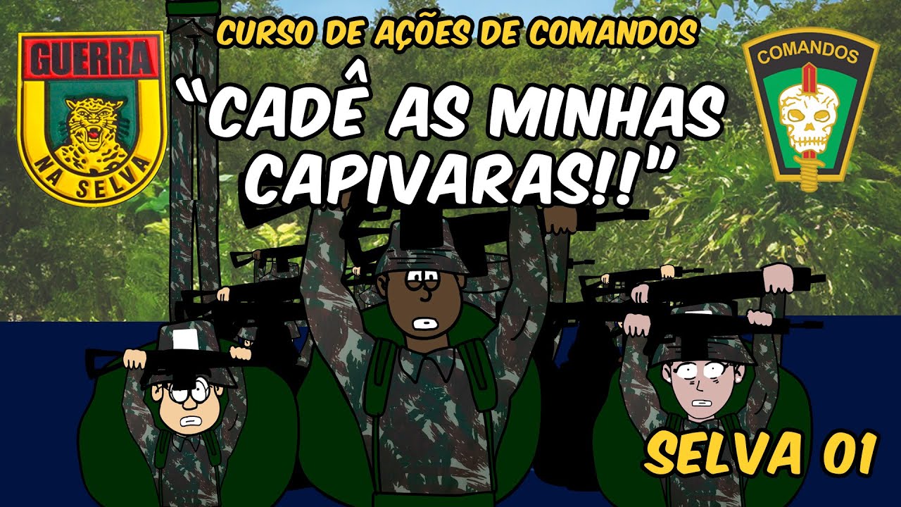 Curso guerra na Selva CAC: semana da selva 01💀🐆 #comandos #selva # ...
