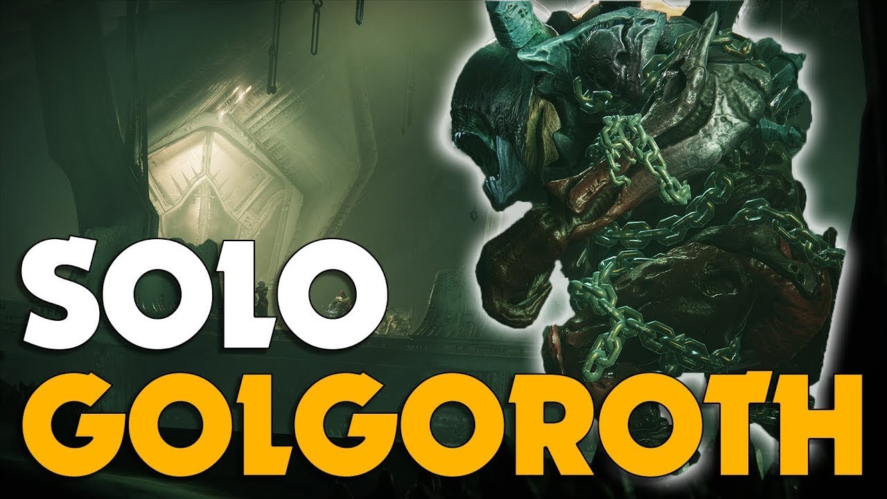 Solo GOLGOROTH warlock season of the defiance - YouTube
