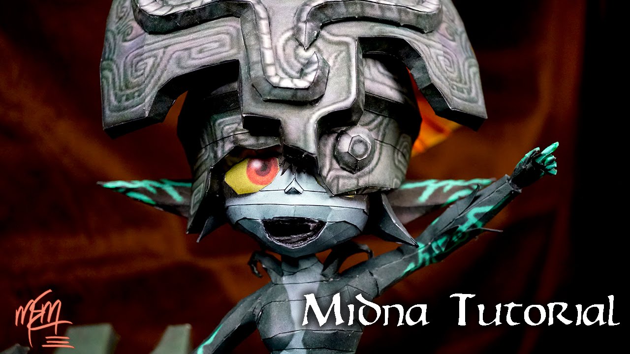 Midna Papercraft Tutorial - YouTube