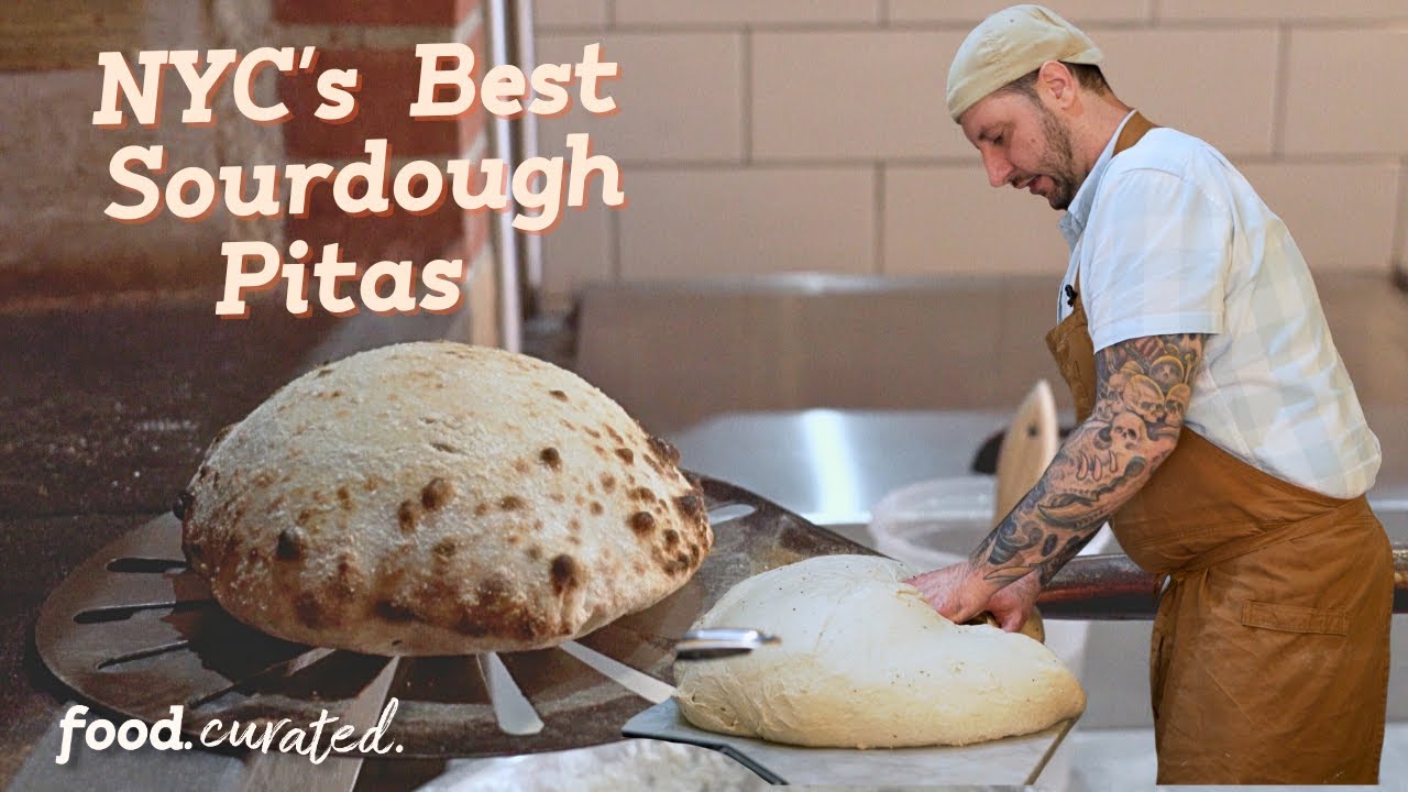 NYC's Best Pita Maker Shares His Recipe for Soft Sourdough Pita | Food ...