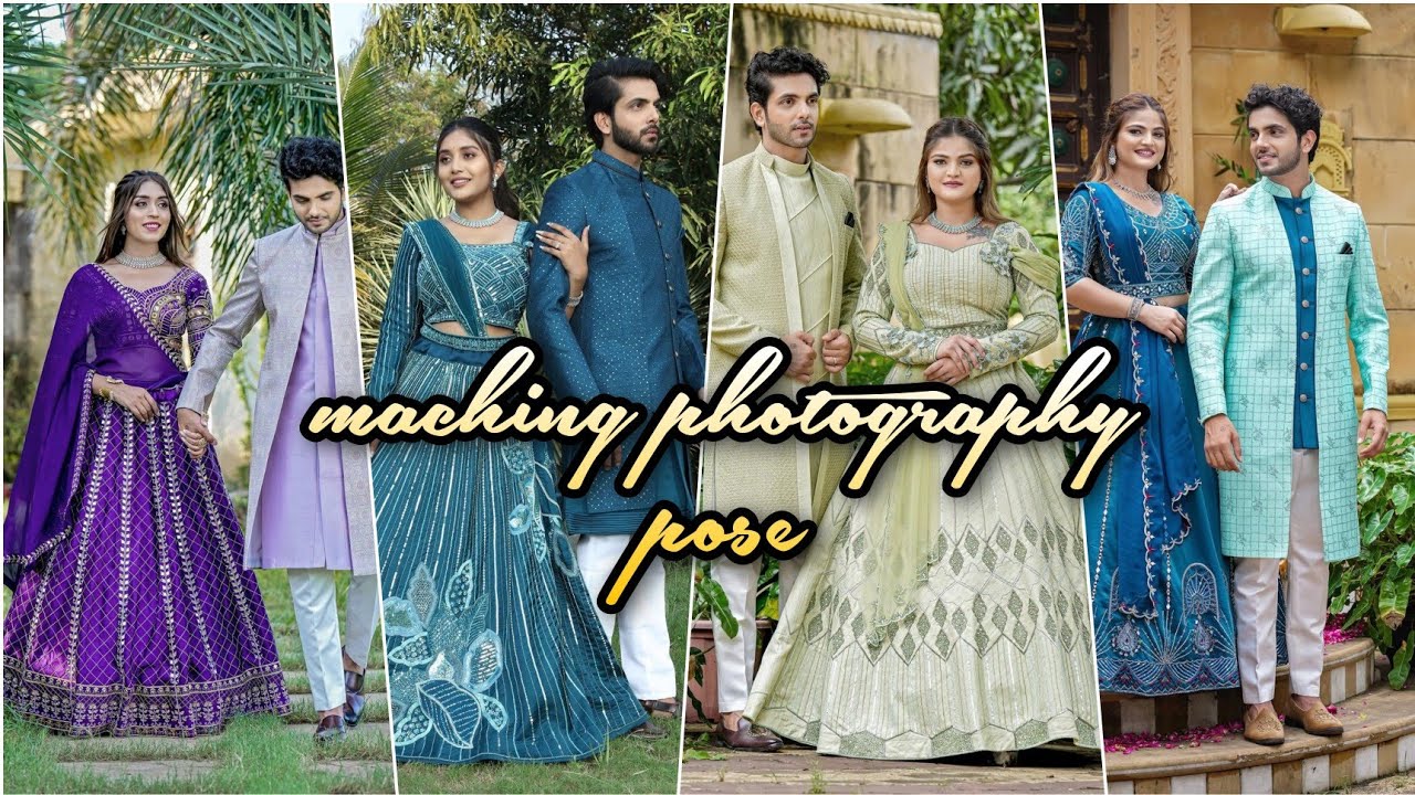 maching photography pose || couple photography pose || wedding photo ...