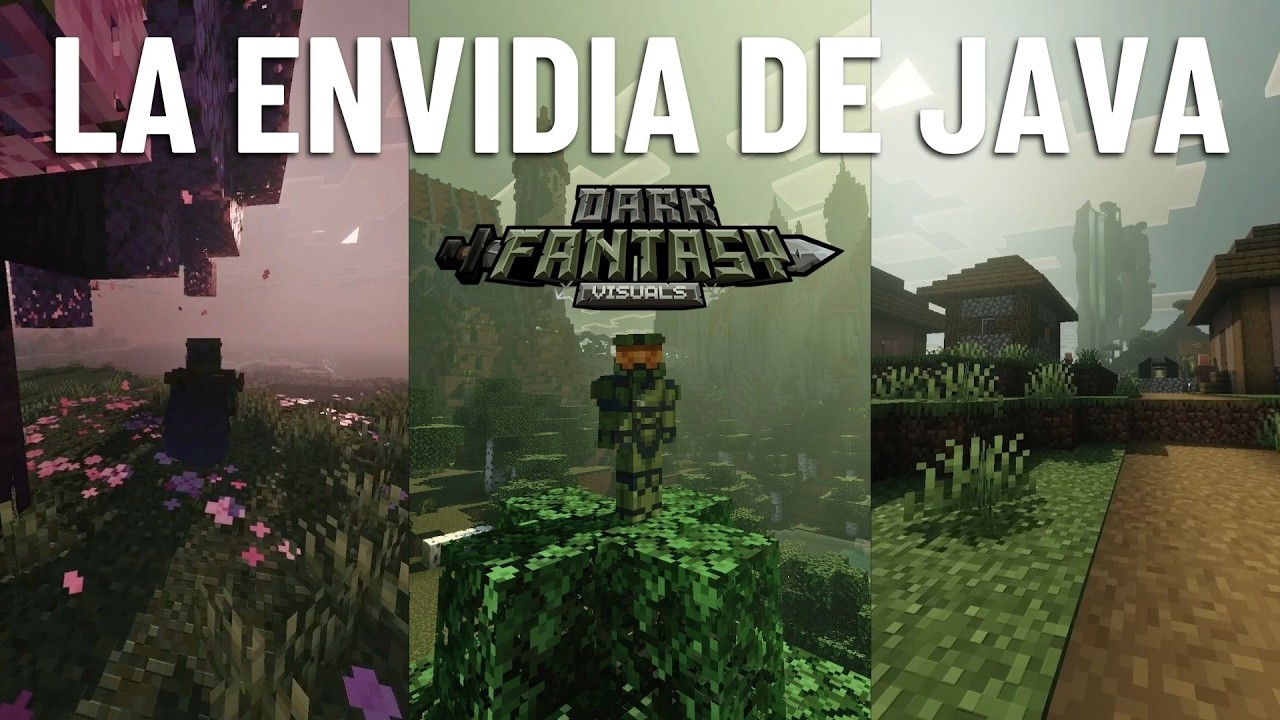 DARK FANTASY VISUALS el Bedrock shader que CASI alcanzó a java - Review ...