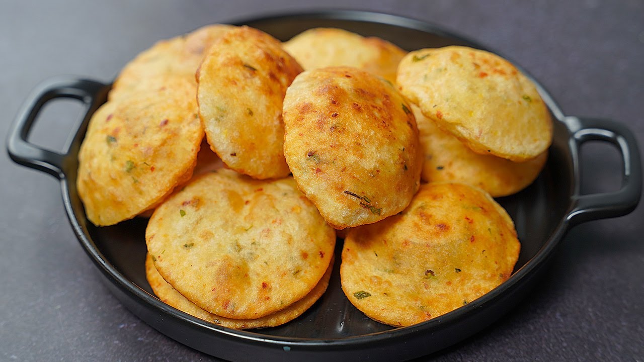 Aloo Puri Recipe | Potato Puri Recipe | Evening Snacks Recipe Alu Puri ...