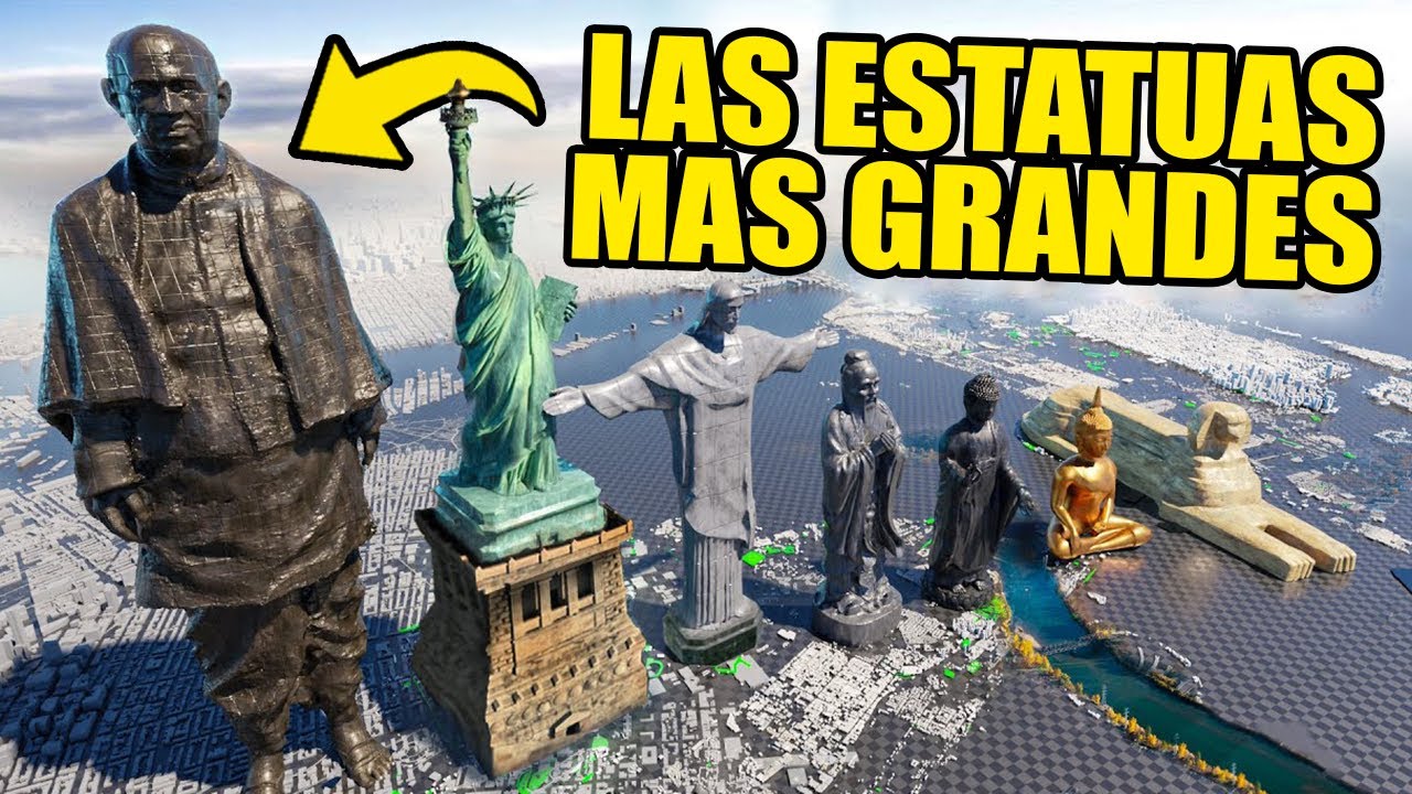 Comparando Las Estatuas Más Altas Del Mundo - YouTube