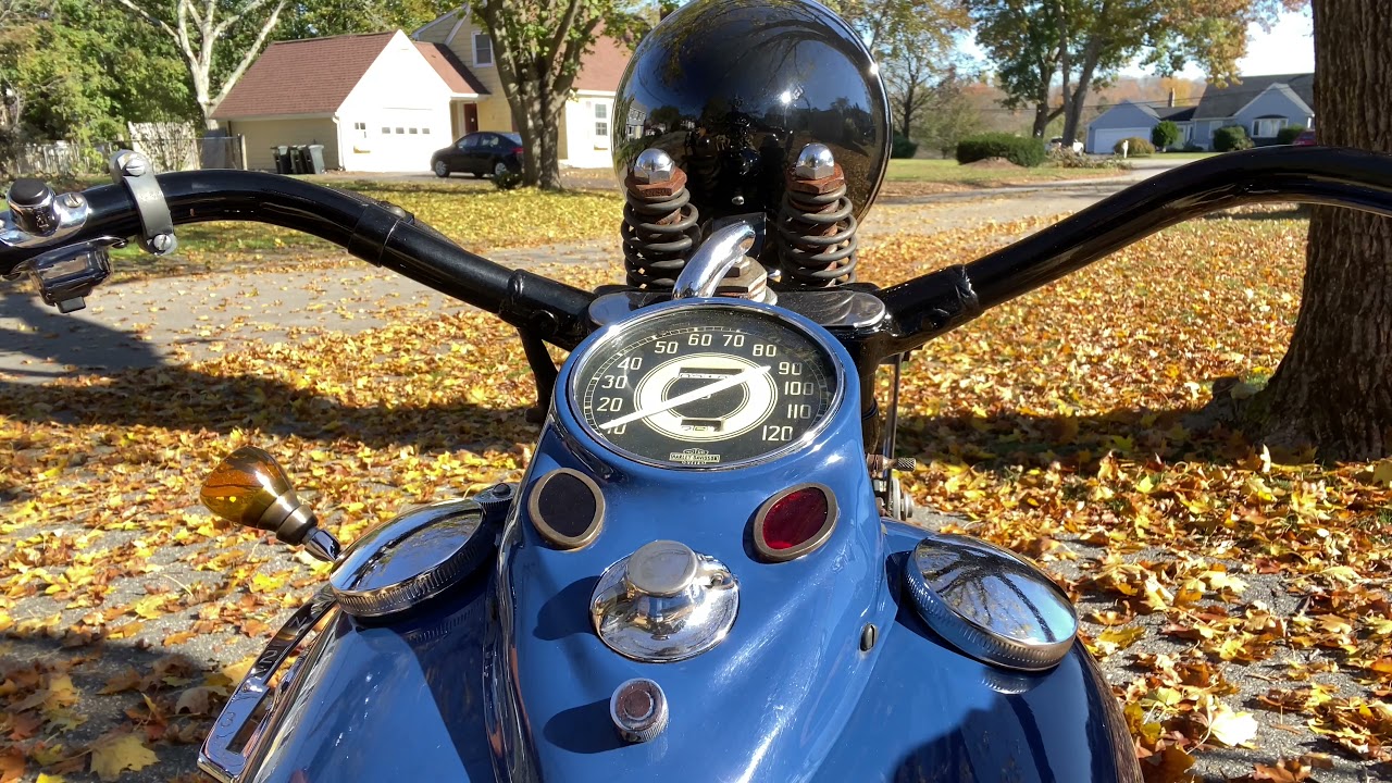 1941 Harley Davidson WL 45 Flathead - YouTube