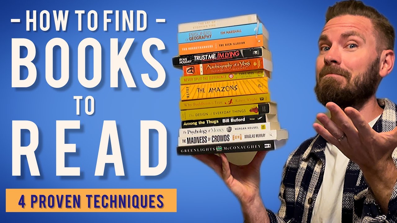 Never Run Out of Books to Read | 4 Tips to Find Great Books! - YouTube