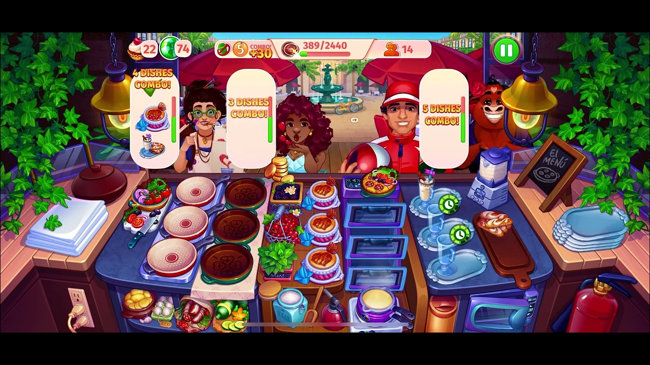 Cooking Craze Barcelona 3 restaurants - YouTube