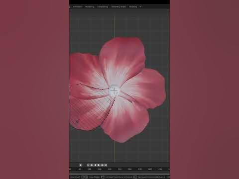 Create a Flower in Blender in 1 Minute! - YouTube
