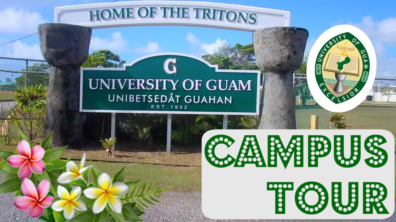 Тур по University of Guam, университет в котором я учусь🌺 - YouTube