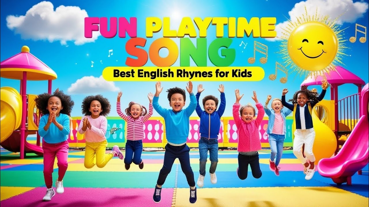 Fun Playtime Song for Kids | Best English Rhymes for Children - YouTube