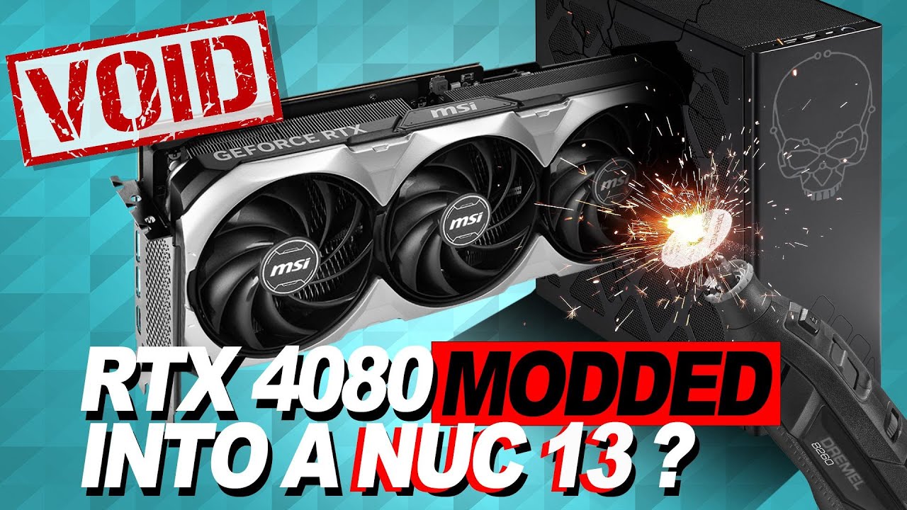 WE MODDED RTX 4080 into a TINY PC - YouTube