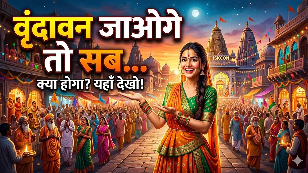 वृंदावन जाओगे तो सब...//🎶स्पेशल कृष्ण भजन 2026//पदम शर्मा (हाथरसी ...