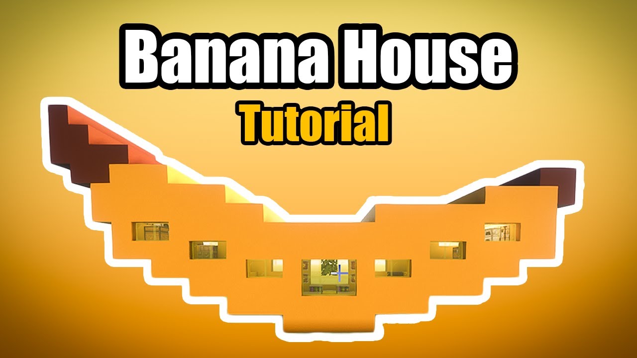 Minecraft: Banana House Tutorial - YouTube
