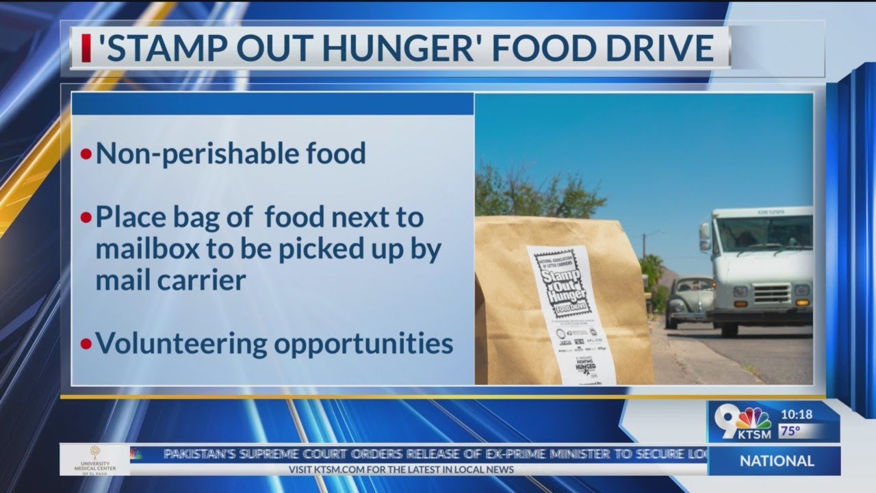 "Stamp Out Hunger" Food drive - YouTube