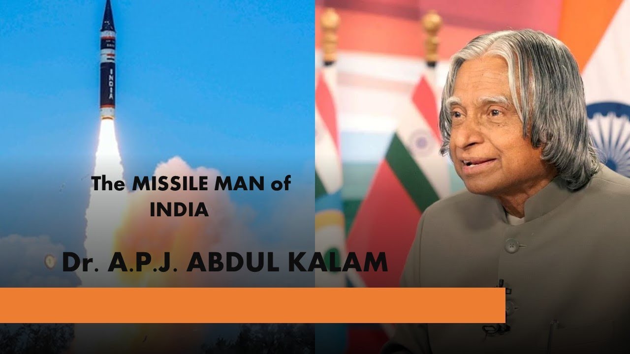 The Missile Man of INDIA 🇮🇳 A.P.J ABDUL KALAM #missilemanofindia - YouTube