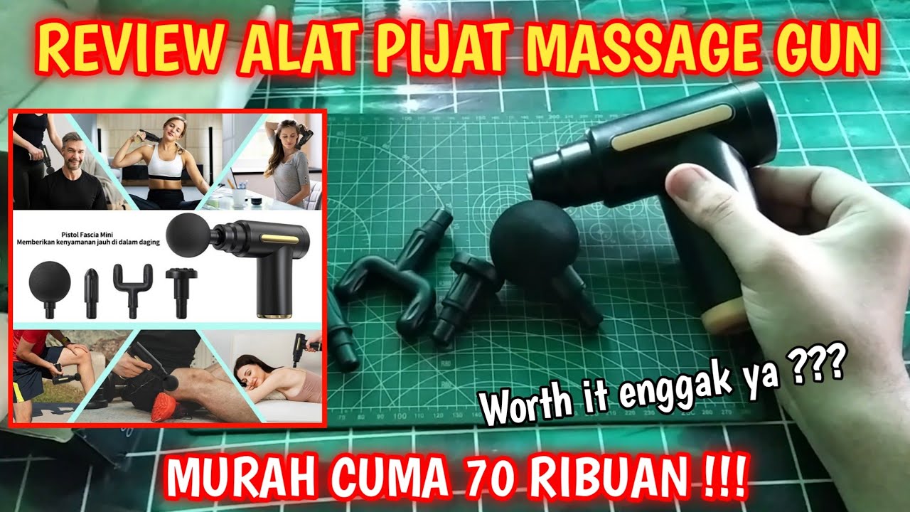 Review ALAT PIJAT MASSAGE GUN - YouTube