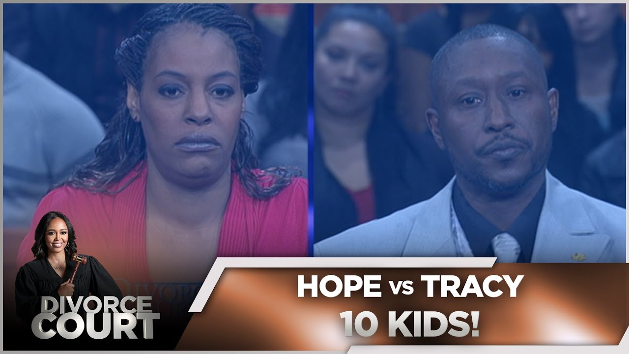 Divorce Court - Hope vs. Tracy: 10 Kids - Season 14 Episode 90 - YouTube
