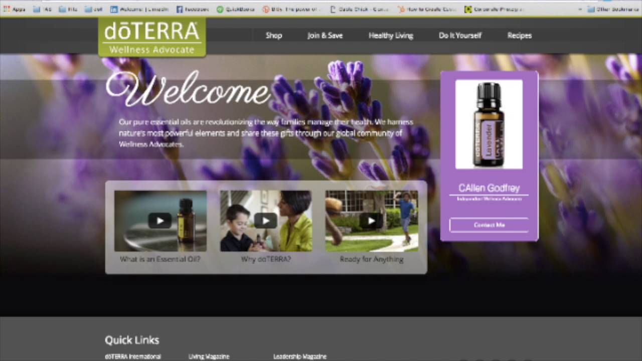 dōTERRA Website - YouTube